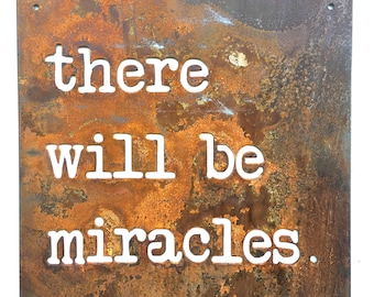 Miracles wall art | Etsy