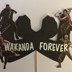 Panther cake topper | Etsy