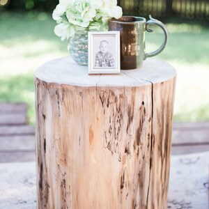 Tree stump table | Etsy