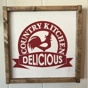 Country kitchen sign | Etsy