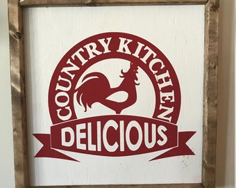 Country kitchen sign | Etsy