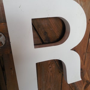 Metal letter r | Etsy