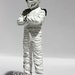 1/18 white driver figure / topgear the stig figure 1:18