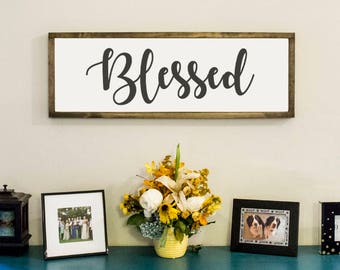 Blessed sign | Etsy