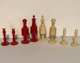 Antique chess set | Etsy