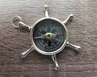 Ship wheel compass | Etsy