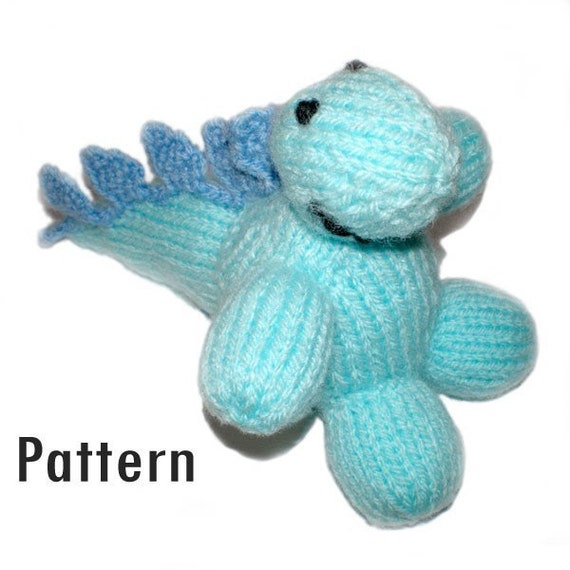 PDF Pattern Dorothy Stegosaurus Knitting and Crochet