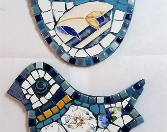 Mosaic birds | Etsy
