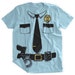 Funny Police Costume Tshirt Funny Police Uniform Cop Uniform