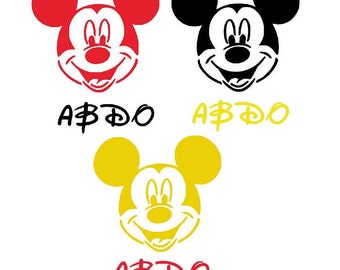 Vinyl mickey mouse | Etsy