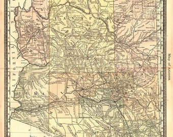 Florida map 1870 scanned version of an old original map of