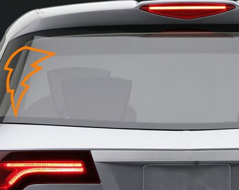 Lightning bolt decal | Etsy