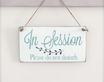 In session sign | Etsy