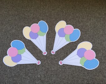 Balloon cut out | Etsy