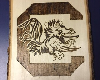 Wood burned logo | Etsy