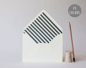 Striped envelope | Etsy