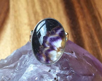Fluorite ring | Etsy