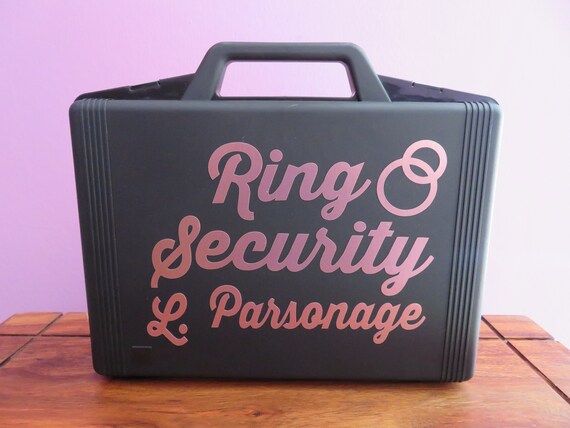 Ring Security Box comes with RING HOLDER inside Wedding box