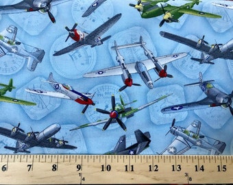Airplane fabric | Etsy