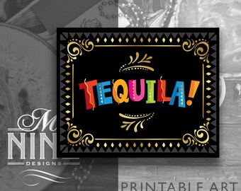 Tequila sign | Etsy