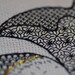 Blackwork Tulip Embroidery Kit