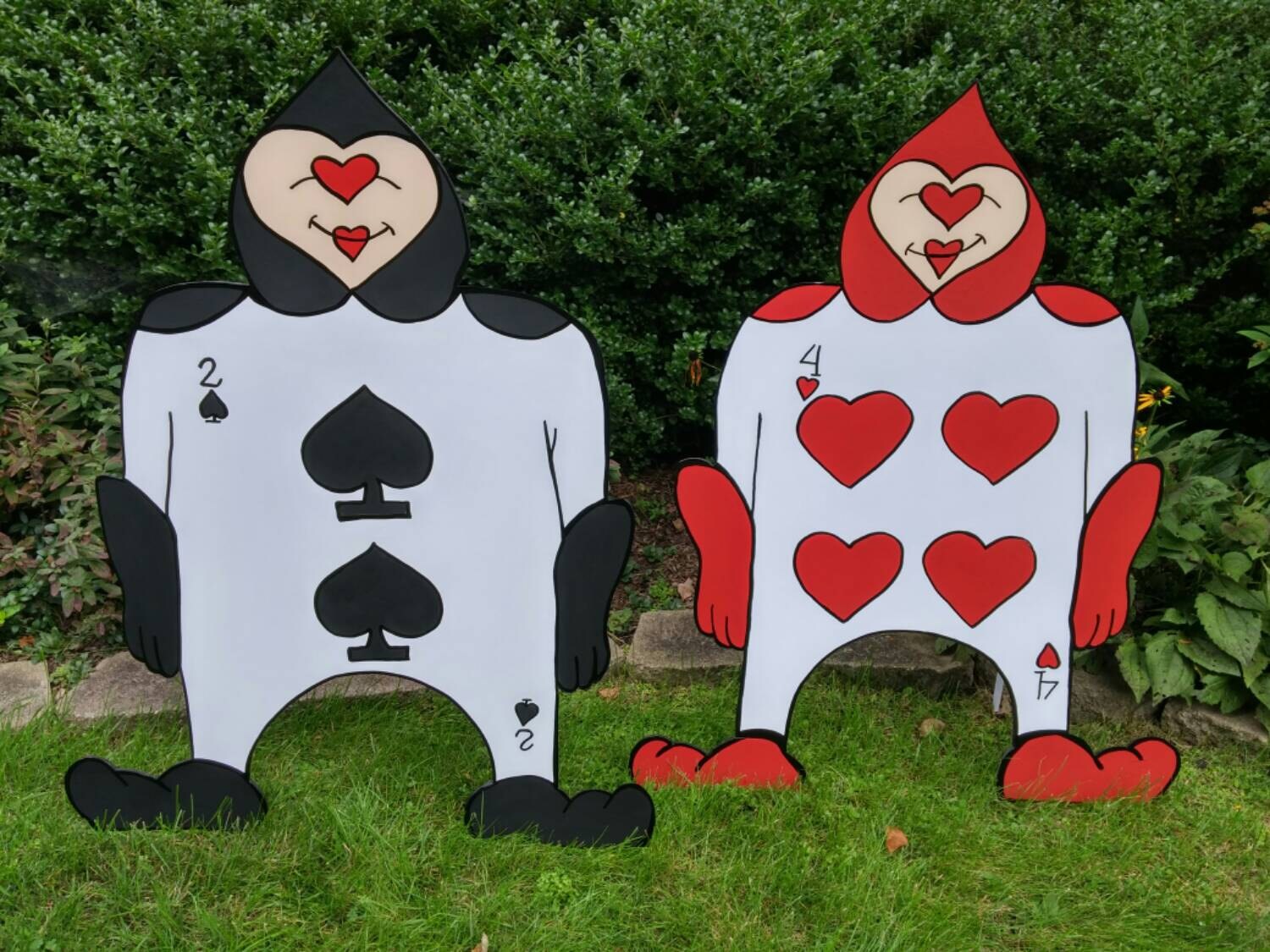 FOAMBOARD 2 CARD SOLDIERS Inspired by Alice in Wonderland