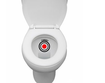 Toilet target | Etsy