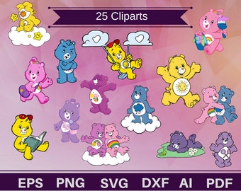 Care bears svg | Etsy