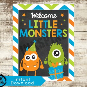Little monster party | Etsy