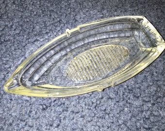 Glass boat ashtray | Etsy