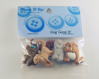 Dog buttons | Etsy