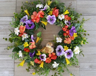 Spring wreath | Etsy