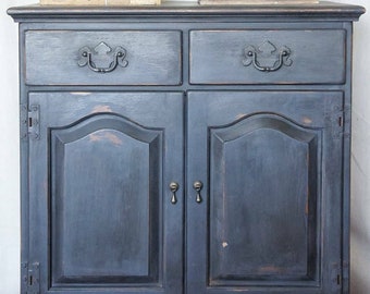 Distressed cabinet | Etsy