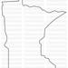 Minnesota State Map eps svg png jpg Vector Graphic Clip Art