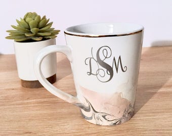 Marble coffee mug | Etsy