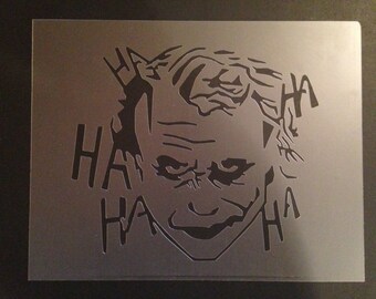 Joker stencil | Etsy