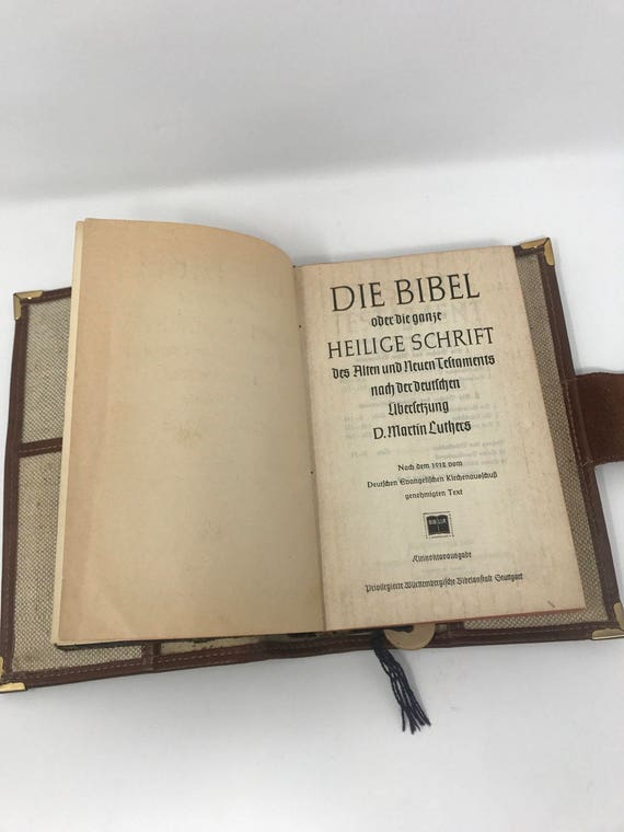 1912 Die Bibel Heilige Schrift Des Alten Und Neuen Testaments