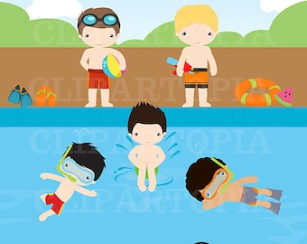 Flip Flop Clip Art Beach Sandals Clipart / Summer Party