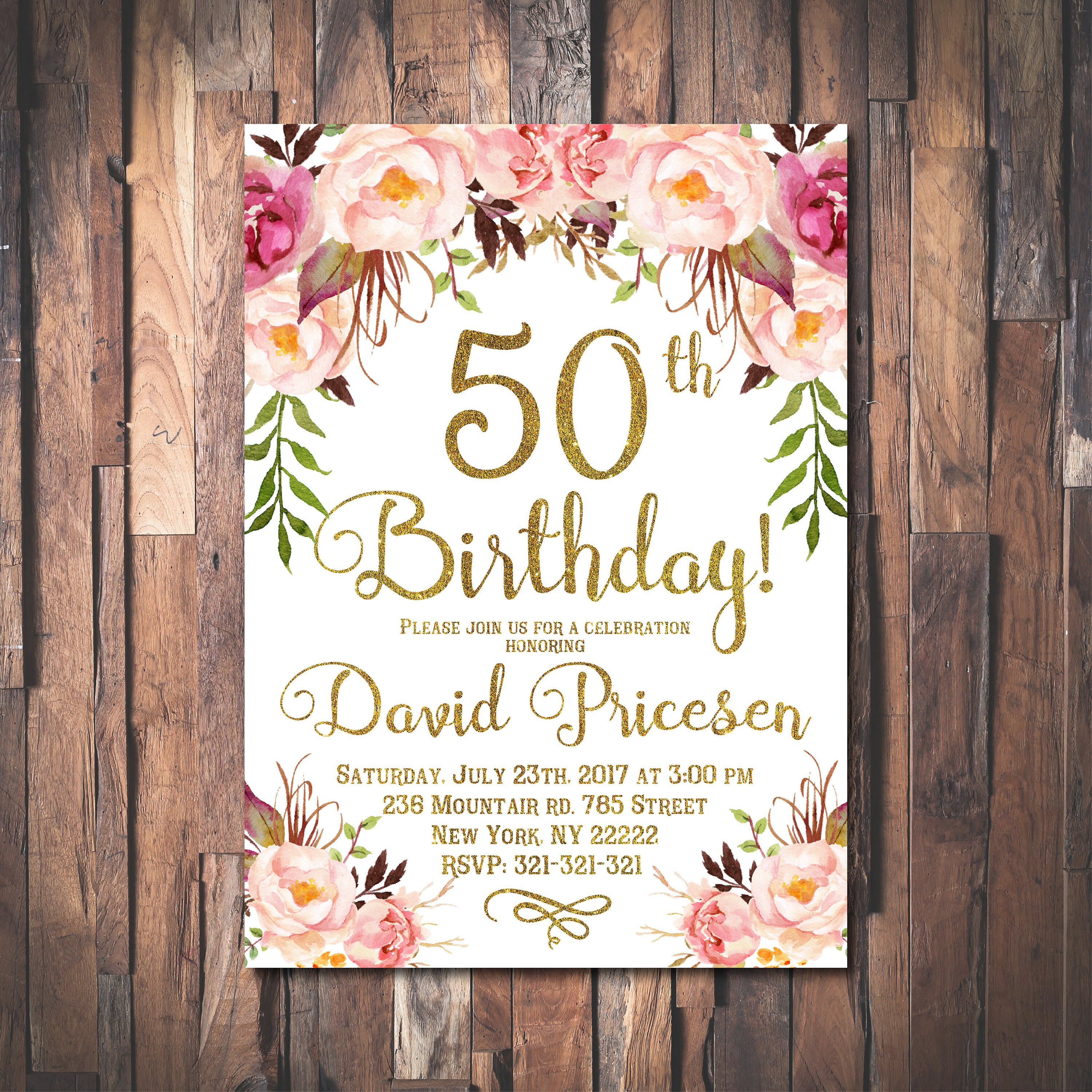 30 Invitations For 50Th Birthday Gif Free Invitation Template