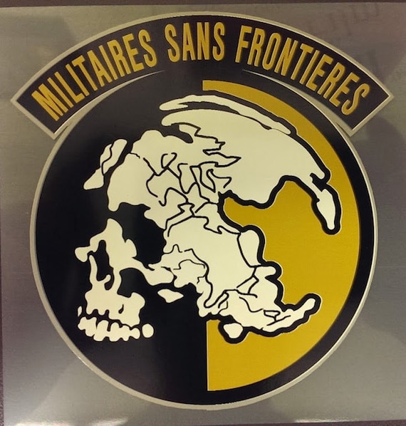 MSF Metal Gear Solid Peace Walker sticker autocollant MGS