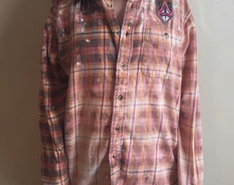 Bleached flannel | Etsy