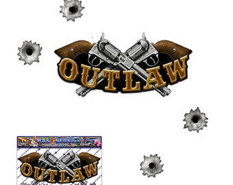 Outlaw decals | Etsy