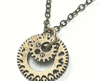 Steampunk necklace | Etsy