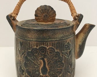 Peacock teapot | Etsy