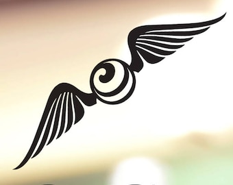 Golden snitch decal | Etsy
