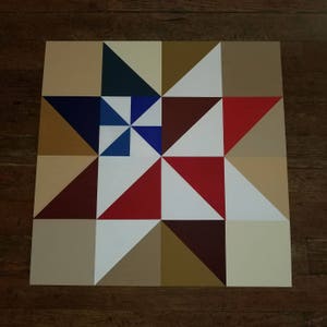 Barn quilt flag | Etsy