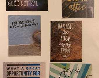 Quote magnets | Etsy