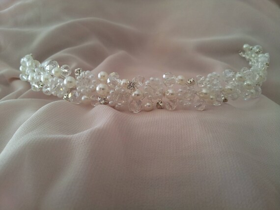 Wedding Pearl HeadbandBridal Ivory Pearl HeadbandIvory Pearl