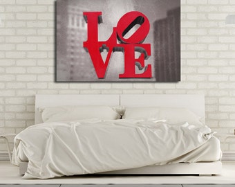 LOVE PARK Philadelphia Art Print Love Park Philly Wall Art