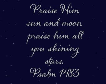 Psalm 148 | Etsy
